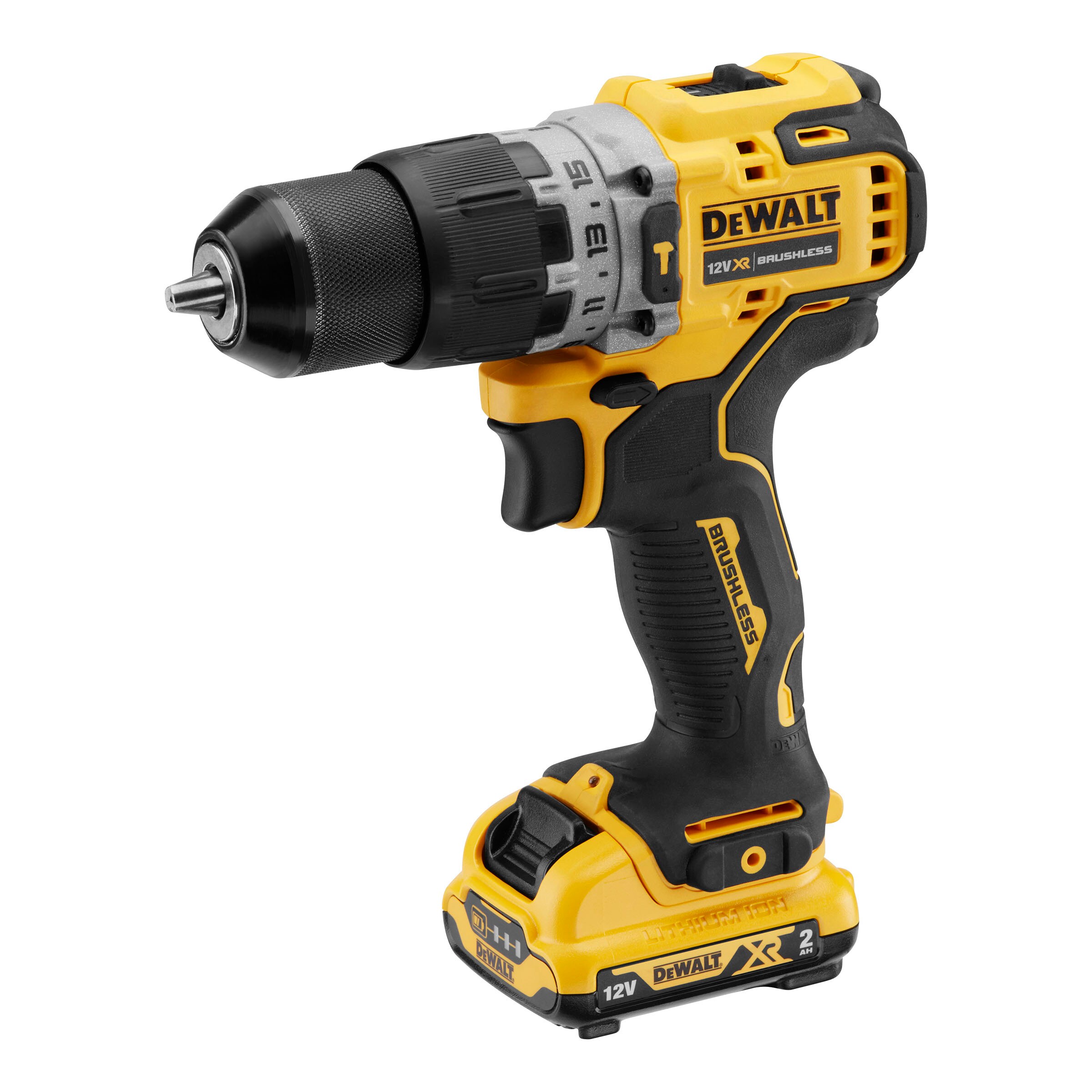 Køb Dewalt Boremaskine DCD706D2-QW 12V, 2 stk 2,0Ah-batterier ...