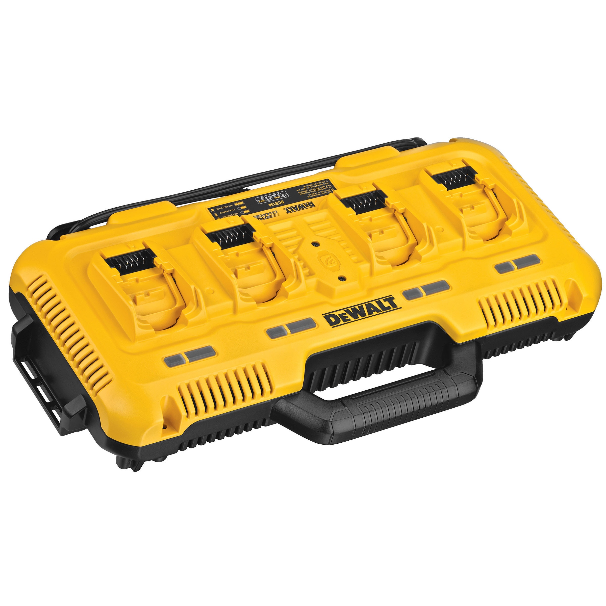 Køb Dewalt Hurtigoplader DCB104 til 18/54V, 14,4V, 10,8V & 12V XR, 4 ...