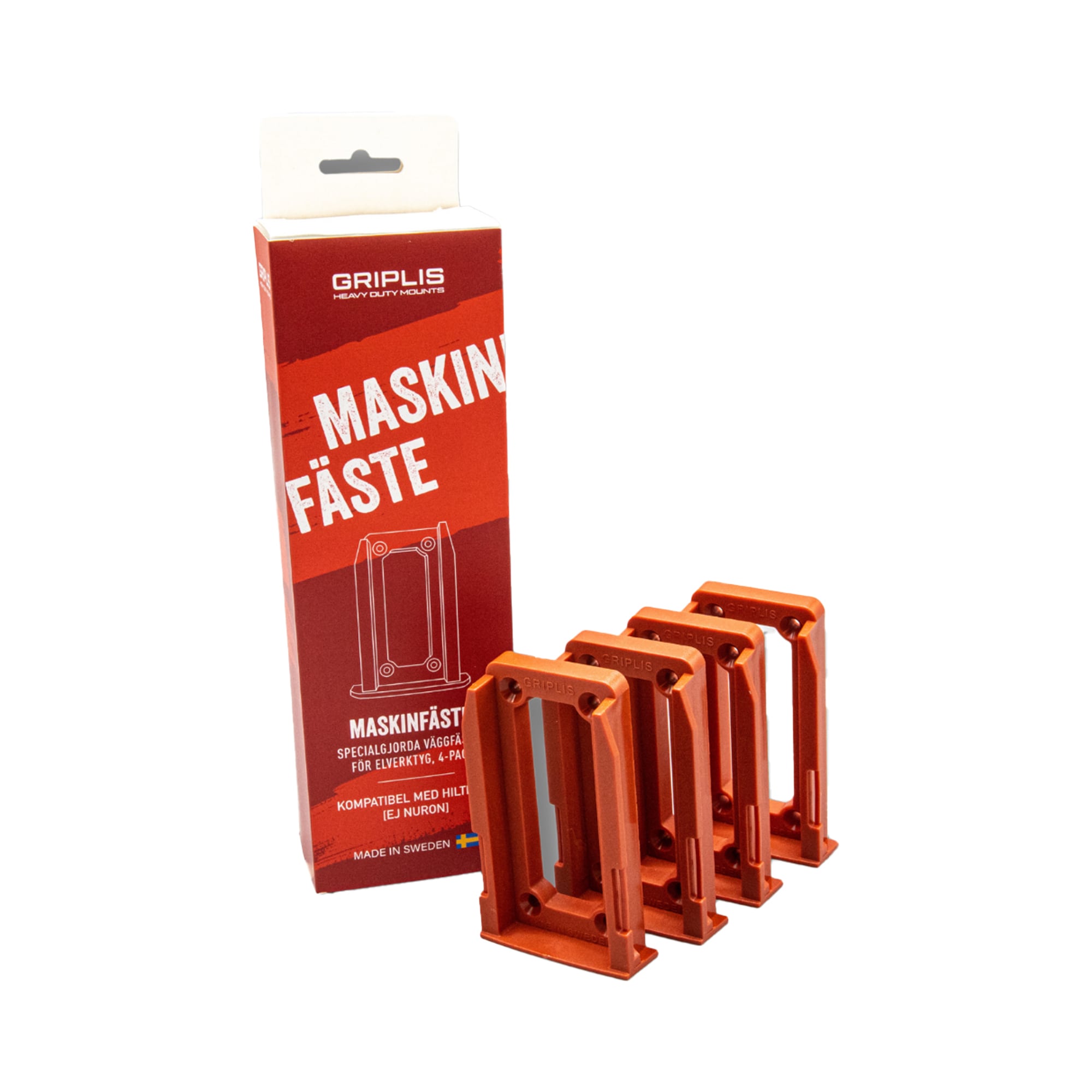 Køb Griplis Maskinfæste HILTI B22, 4-PACK, Rød, Ej Nuron - Verktygsboden