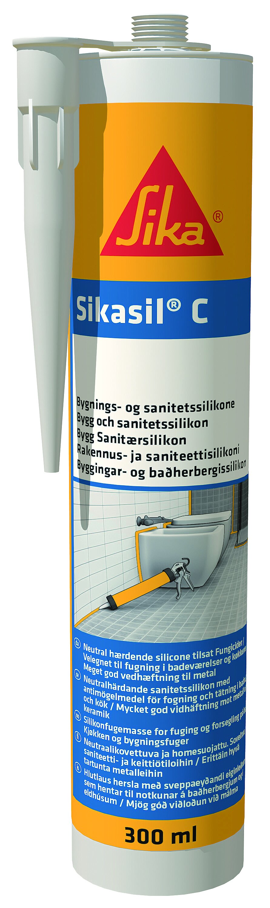 Køb Sika Vådrums- og byggesilikone, Sikasil-C - Verktygsboden