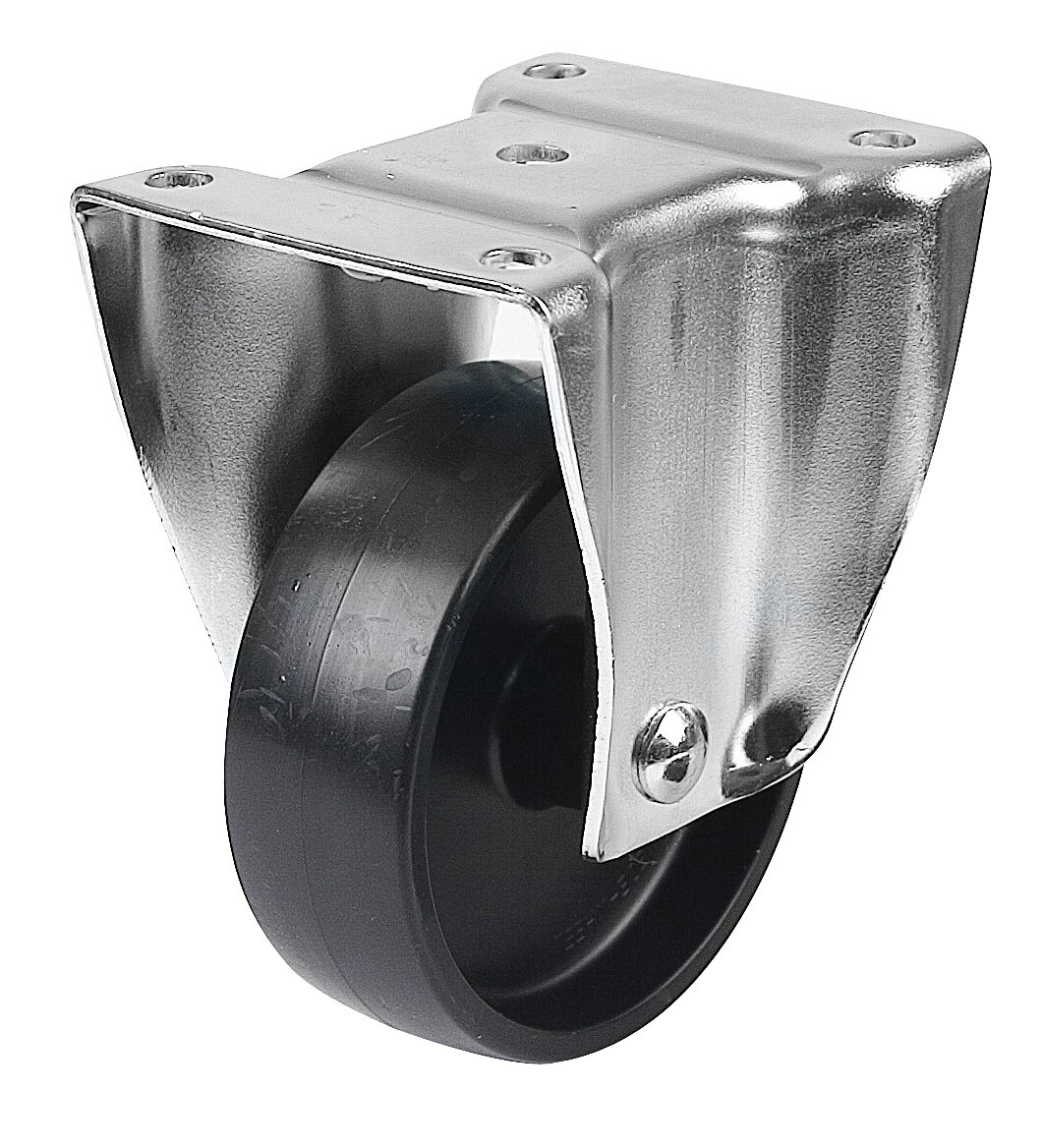 Køb Swede-Wheel Fast hjul med plade, Ø100 mm - Verktygsboden