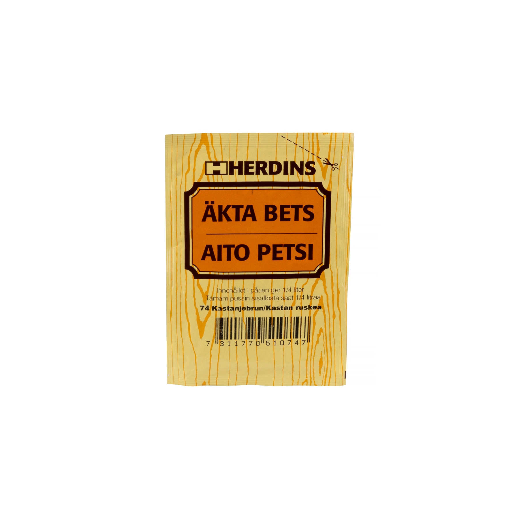 Køb Herdins Herdins Ægte Bejdse 74, kastanjebrun - Verktygsboden